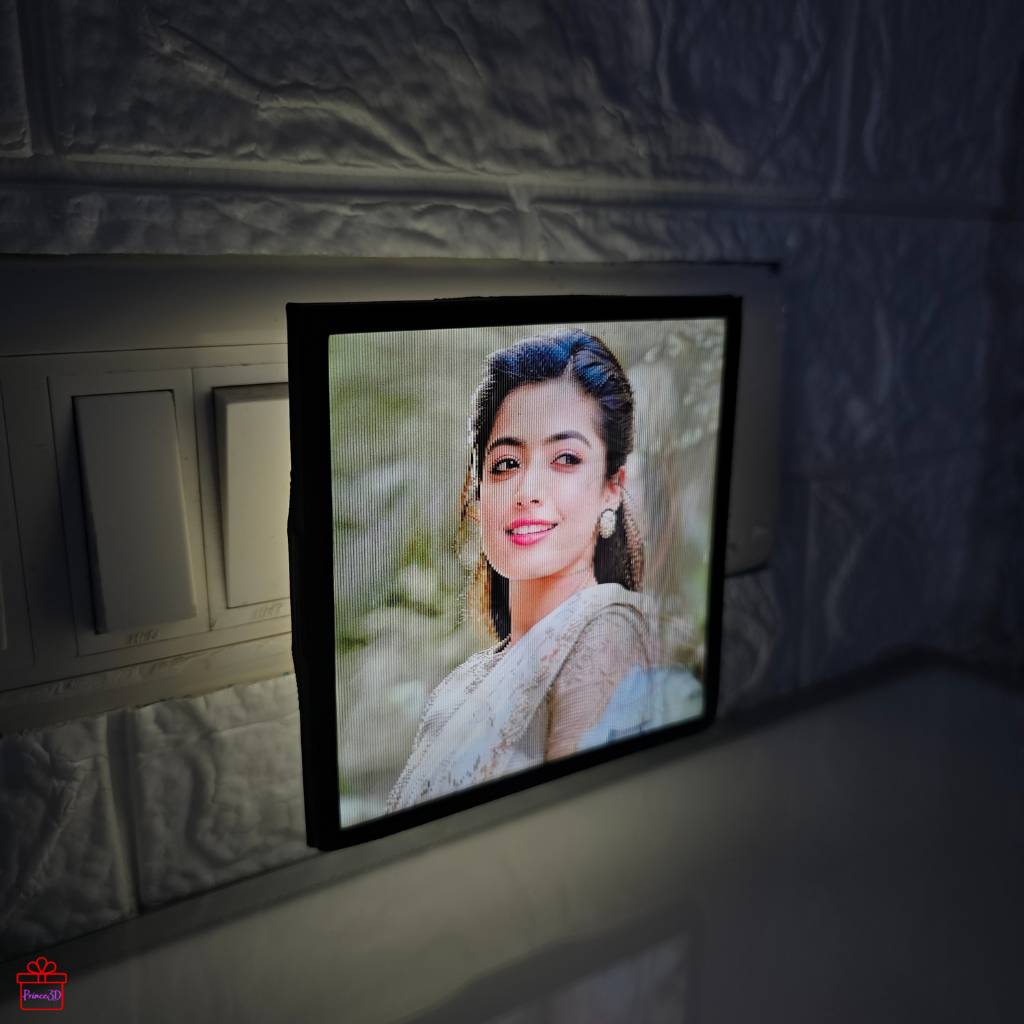 Magical Dual Photo Frame With Glowing Night Light Illusion – Prince3D.in